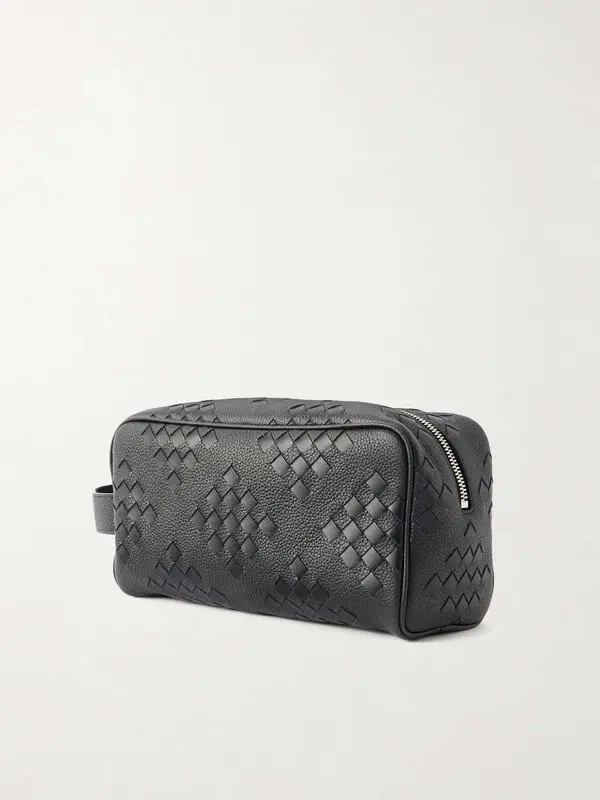 Bottega Veneta Intrecciato Diamonds Leather Pouch