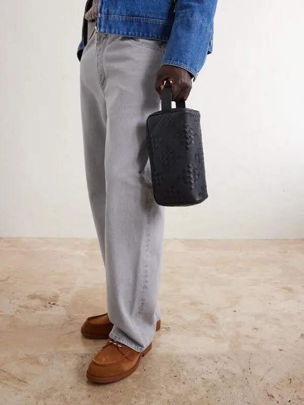 Bottega Veneta Intrecciato Leather Pouch
