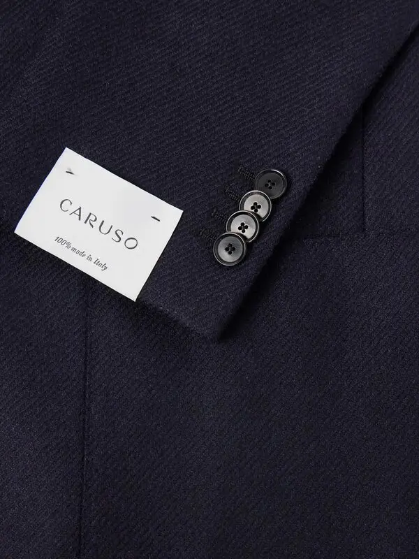 Caruso Aida Wool And Cashmere-blend Twill Blazer