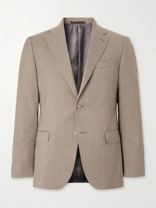 Caruso Norma Wool Suit Jacket - Neutrals