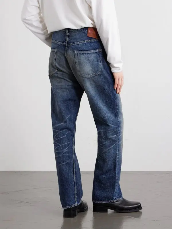 FULLCOUNT More Than Just Fear" Straight-leg Jeans