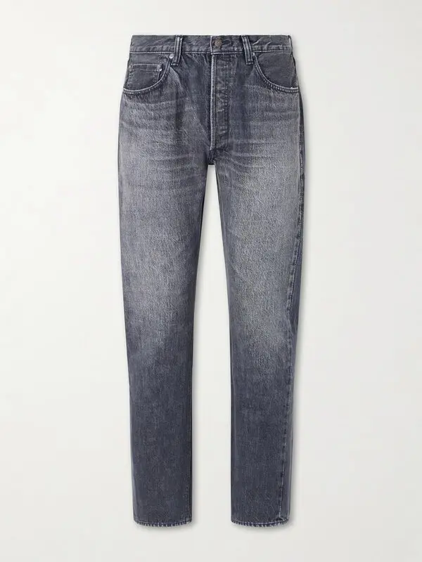 FULLCOUNT Dartford Straight-leg Jeans - Black