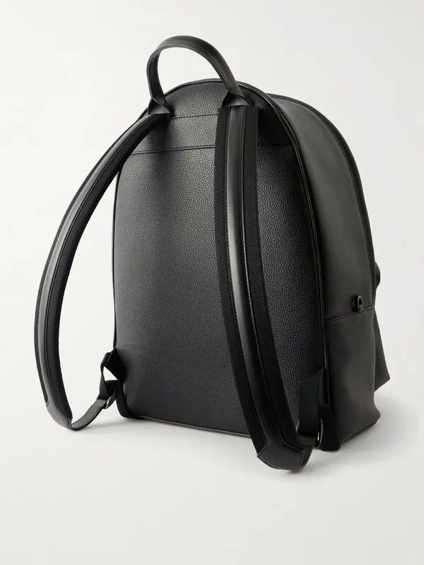 CHRISTIAN LOUBOUTIN Logo-embossed Leather Backpack