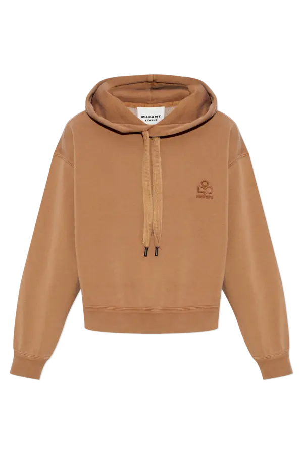 MARANT ETOILE Salmy' Hooded Sweatshirt - Beige