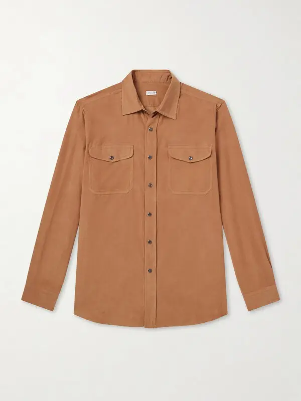 Caruso Cotton-corduroy Shirt
