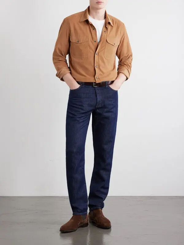 Caruso Cotton-corduroy Shirt