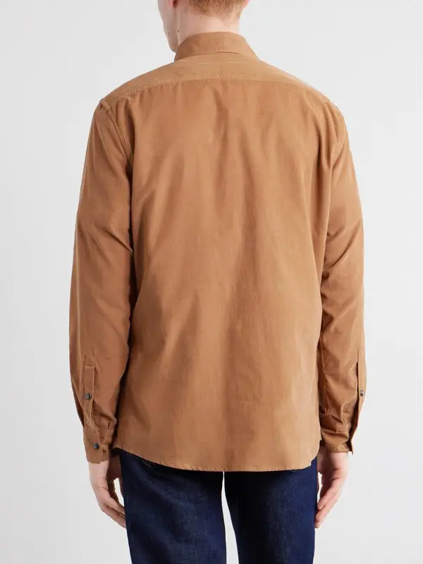 Caruso Cotton-corduroy Shirt