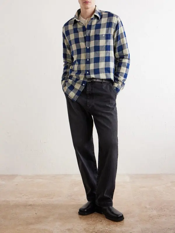 Barena Venezia Checked Cotton-twill Shirt