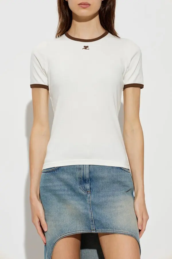 COURREGES T-shirt With Logo