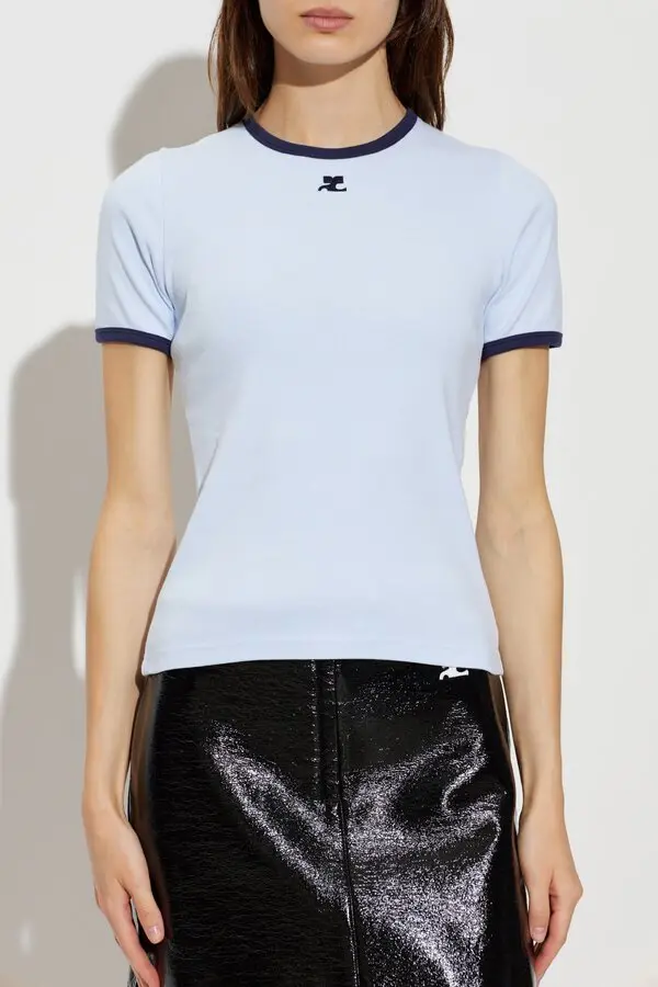 COURREGES T-shirt With Logo