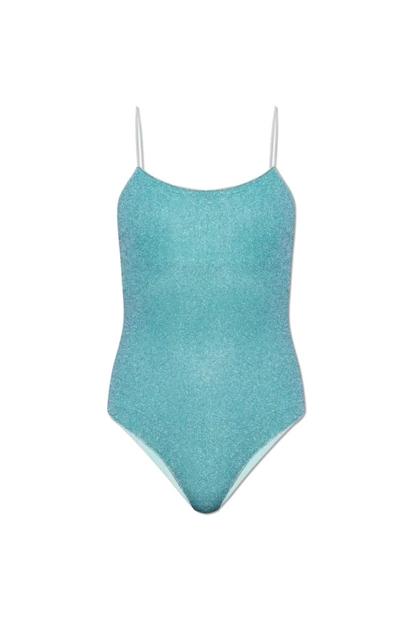 Oseree One-piece Swimsuit With Lurex Thread