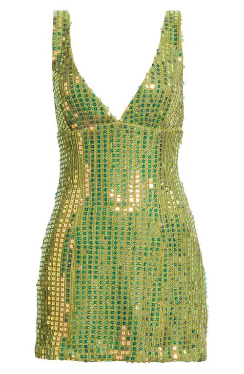 Princess Polly Porscha Sequin Knit Mini Dress