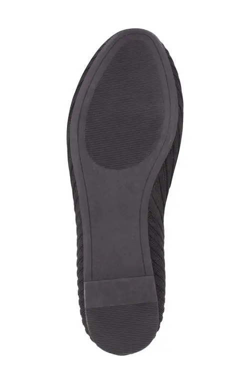 Tahari Clementia Knit Ballet Flat - Black