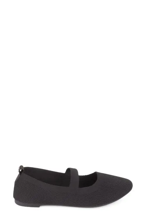 Tahari Ambrosia Knit Mary Jane Flat - Black