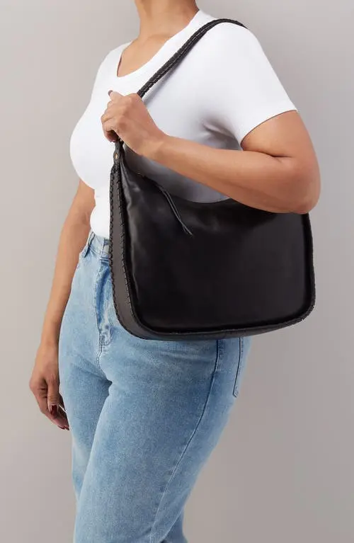 Hobo Large Mia Crescent Leather Bag