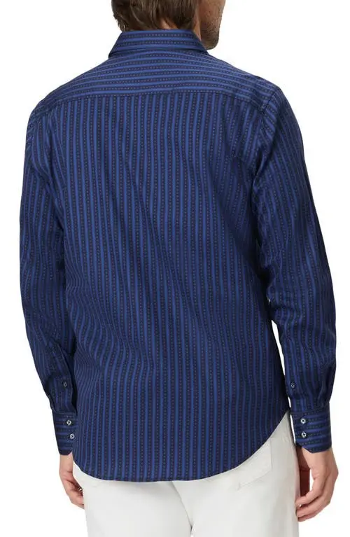 Robert Graham Quiet Glory Stretch Cotton Button-up Shirt