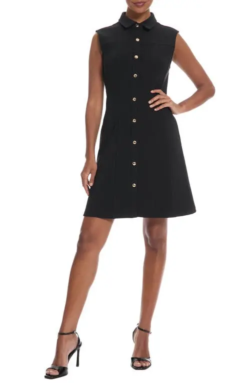 Maggy London Sleeveless Shirtdress