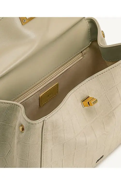Jw Pei Lucia Faux Suede Top Handle Bag