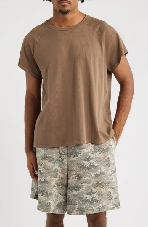 ELWOOD Raglan Sleeve T-shirt - Brown