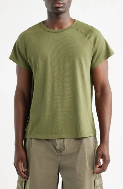 ELWOOD Raglan Sleeve T-shirt - Olive
