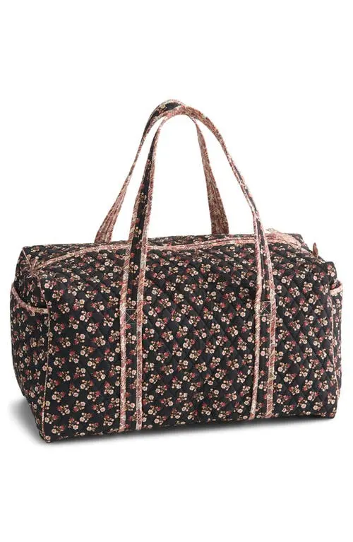 VERA BRADLEY Large Original Quilted Duffle Bag