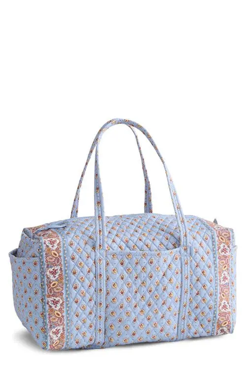 VERA BRADLEY Large Original Quilted Duffle Bag