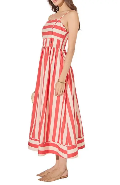 English Factory Striped Midi Dress