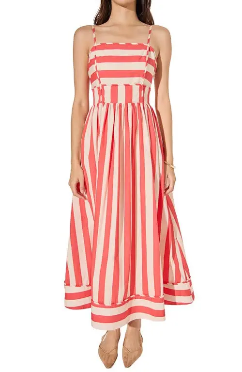 English Factory Striped Midi Dress
