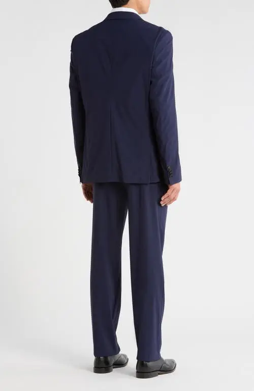 BOSS Huge Slim Fit Stretch Wool Blend Suit