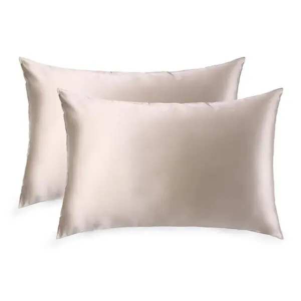 SILK WORKS Neutrals Caramel Pillowcase Set Of Two