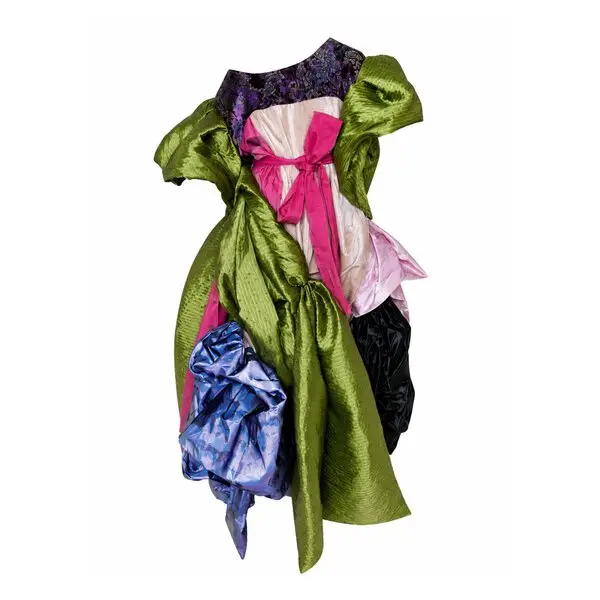 MIRO MISLJEN Antoinette Dress - Green/blue/white