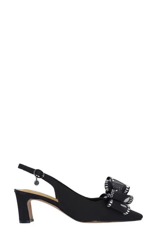 J. Reneé Kalindra Crystal Bow Embellished Slingback Pump