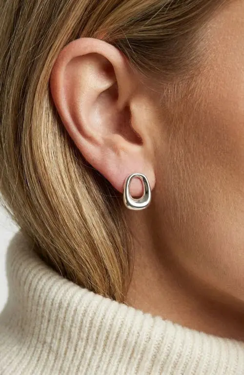 SIF JAKOBS JEWELLERY Borsa Parvus Rhodium Earrings - 925 Sterling Silver