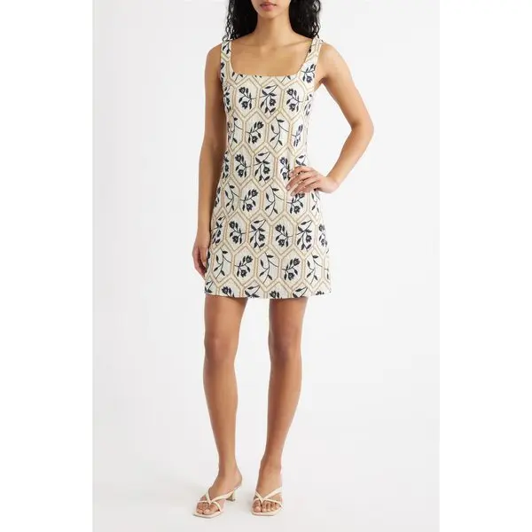 Moon River Embroidered Minidress