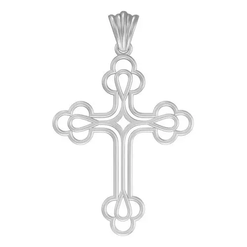 LENI JAMES The Billie Cross Pendant - Ilver