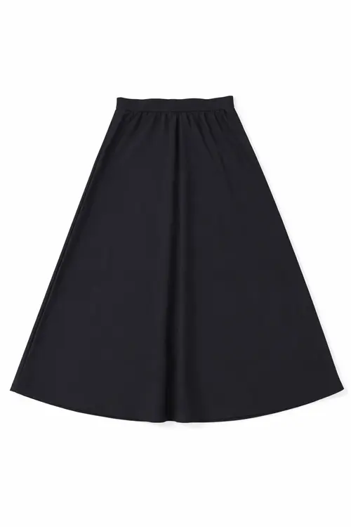 NONI DAILY Geo Swim A-line Skirt - Black