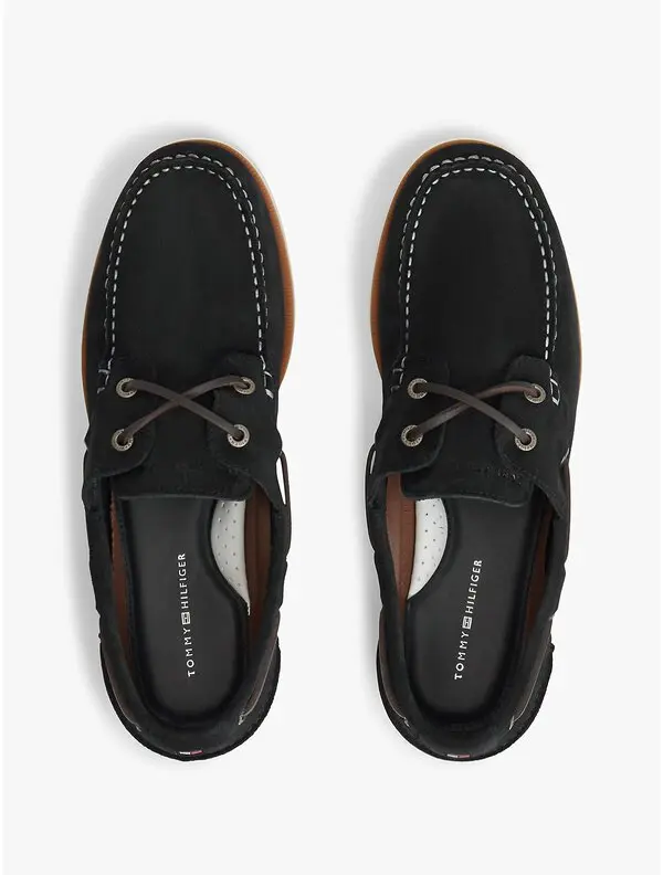 Tommy Hilfiger Suede Boat Shoes