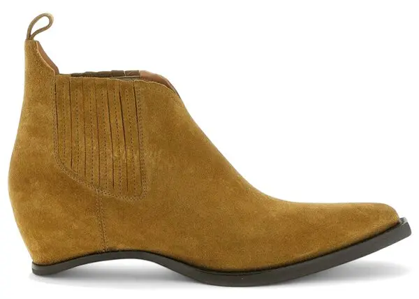 MAISON MARGIELA Heelless Western Chelsea Boot - Brown