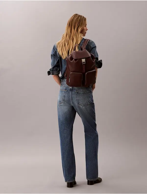 Calvin Klein Strap Flap Backpack