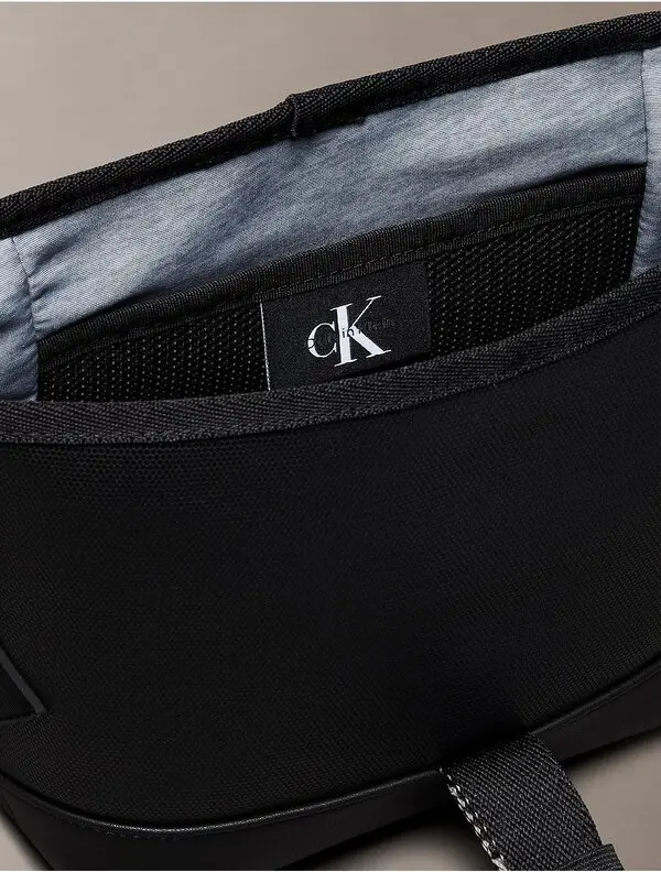 Calvin Klein Textured Mix Flap Crossbody Bag