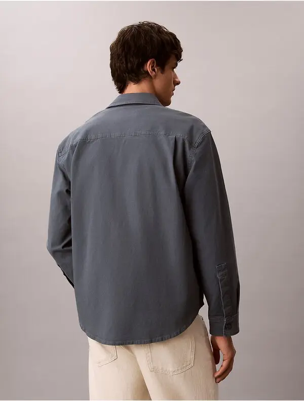 Calvin Klein Matte Canvas Shirt Jacket