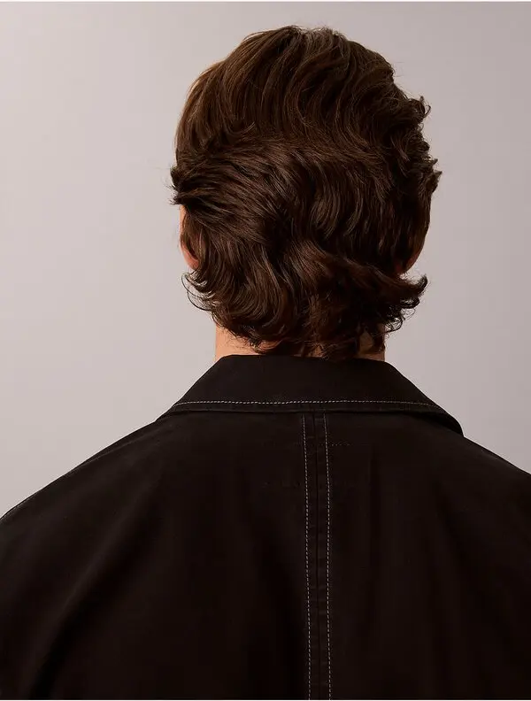 Calvin Klein Matte Canvas Jacket With Zip Closure