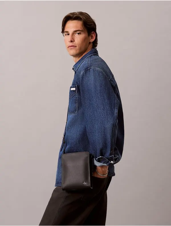Calvin Klein Monologo Phone Crossbody Bag