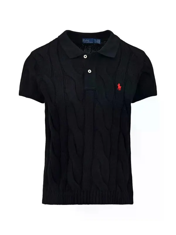 Polo Ralph Lauren Cable Knit Polo Shirt
