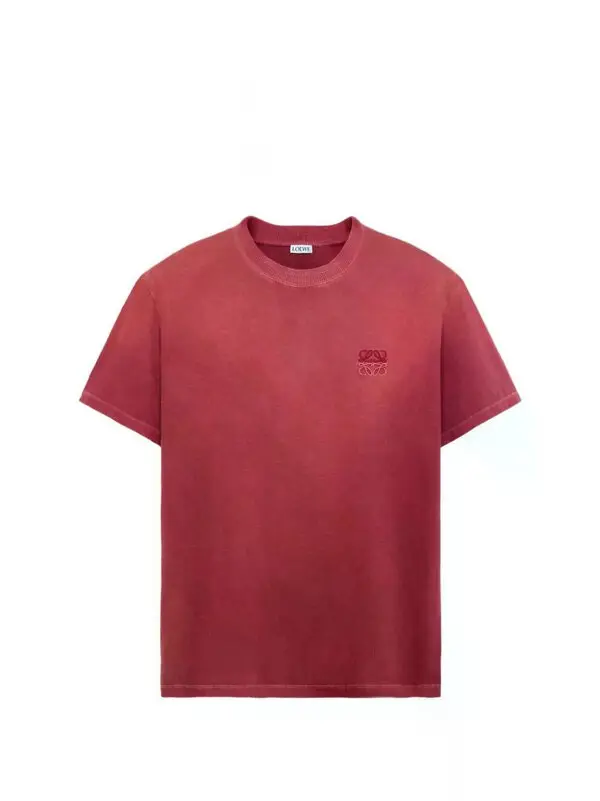 Loewe Regular-fit Cotton T-shirt - Red