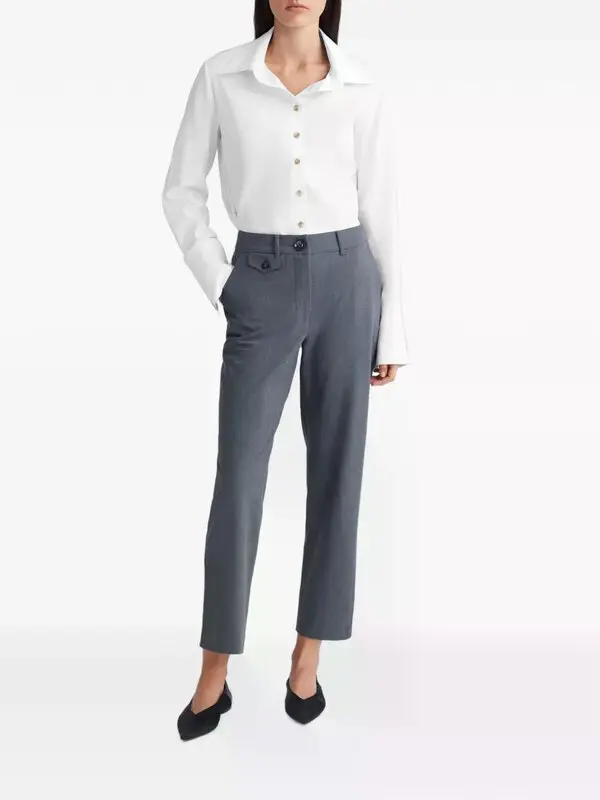 Anna Quan Juliette Button-detail Trousers
