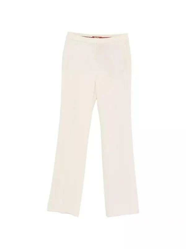 Max Mara Pressed-crease Straight-leg Trousers - Neutrals