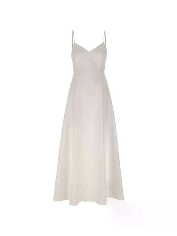 MC2 SAINT BARTH Guadalupe Maxi Dress - White