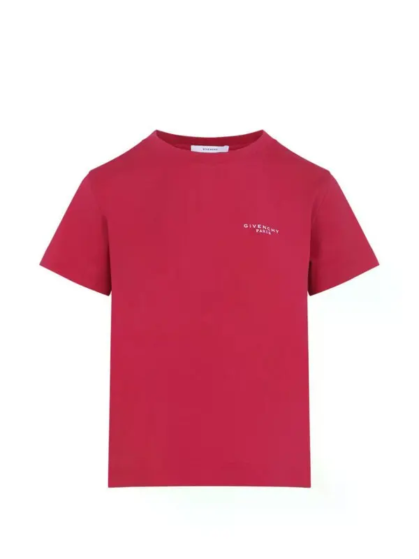 Givenchy Logo Print Cotton T-shirt - Pink
