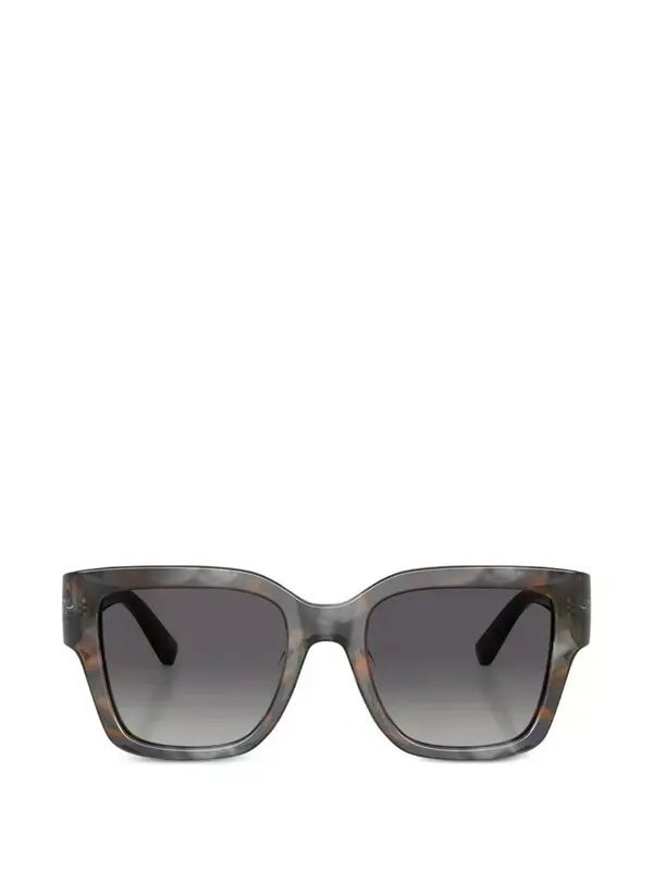 Tory Burch Double T Square Frame Sunglasses - Grey